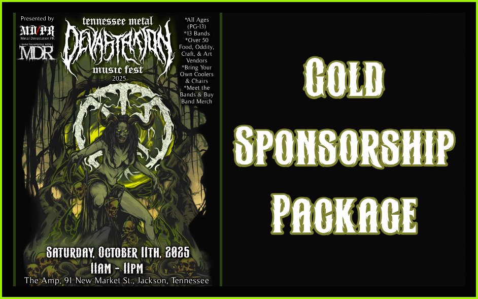 Gold Sponsorship Package – Metal Devastation Radio Store
