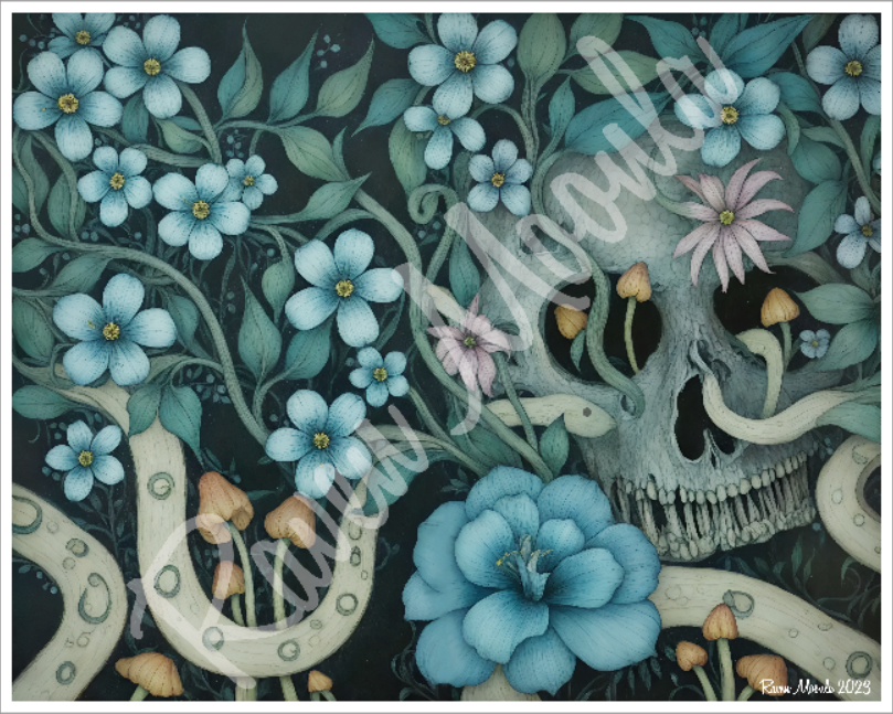 Art Print of Original Painting - Life From Death – Metal Devastation ...